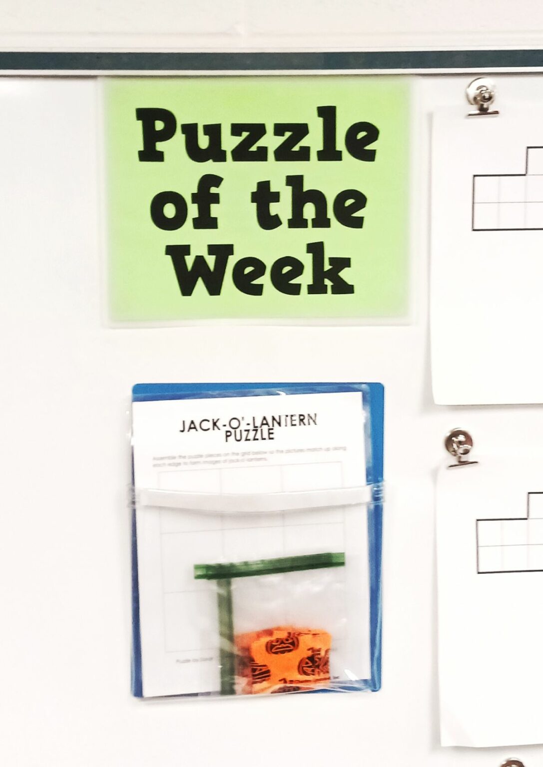 Jack-o'-lantern Square Halloween Logic Puzzle | Math = Love