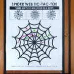 Spider Web Tic-Tac-Toe Game for Halloween | Math = Love