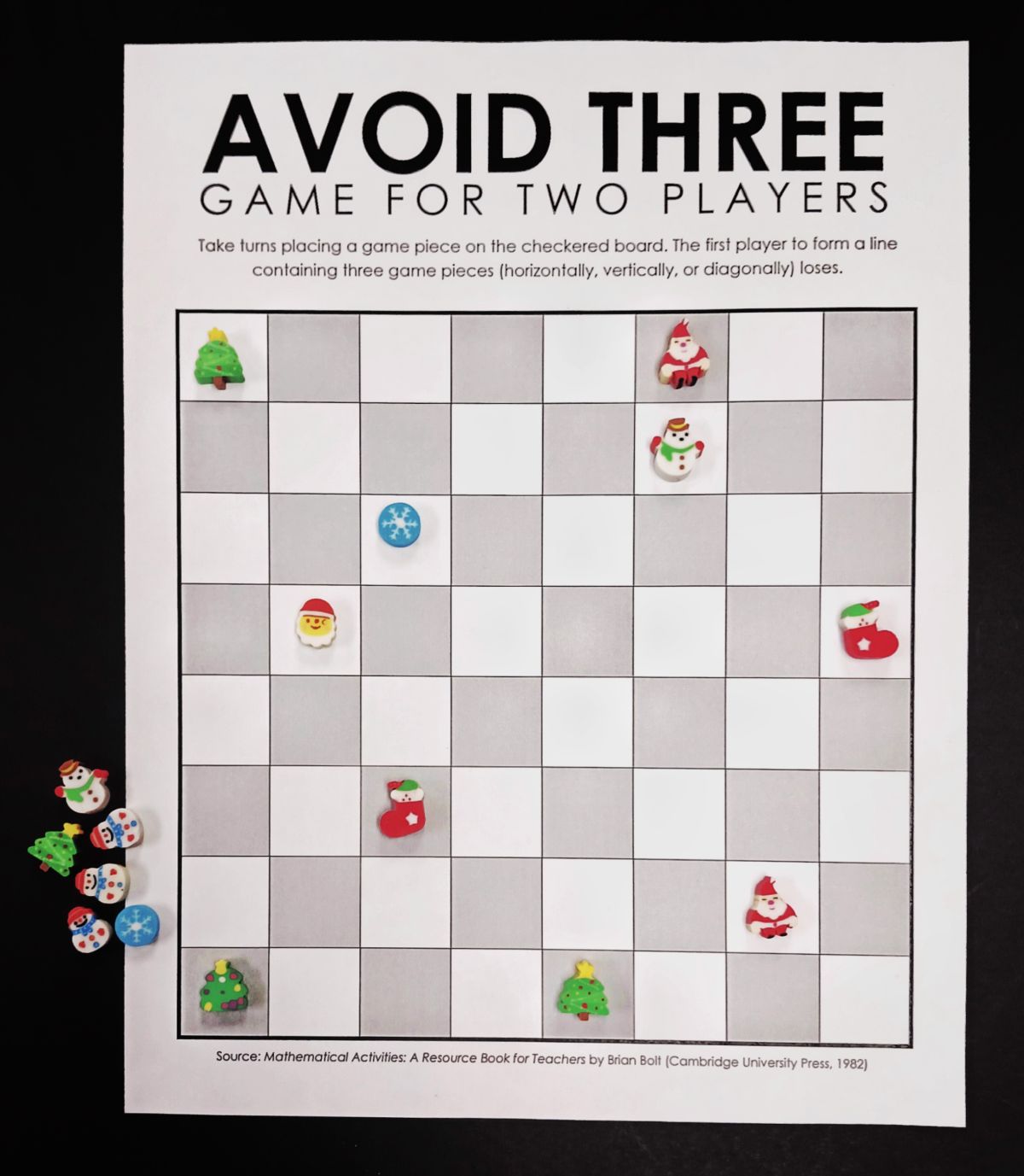 Avoid Three Game (and Challenge Puzzle) | Math = Love