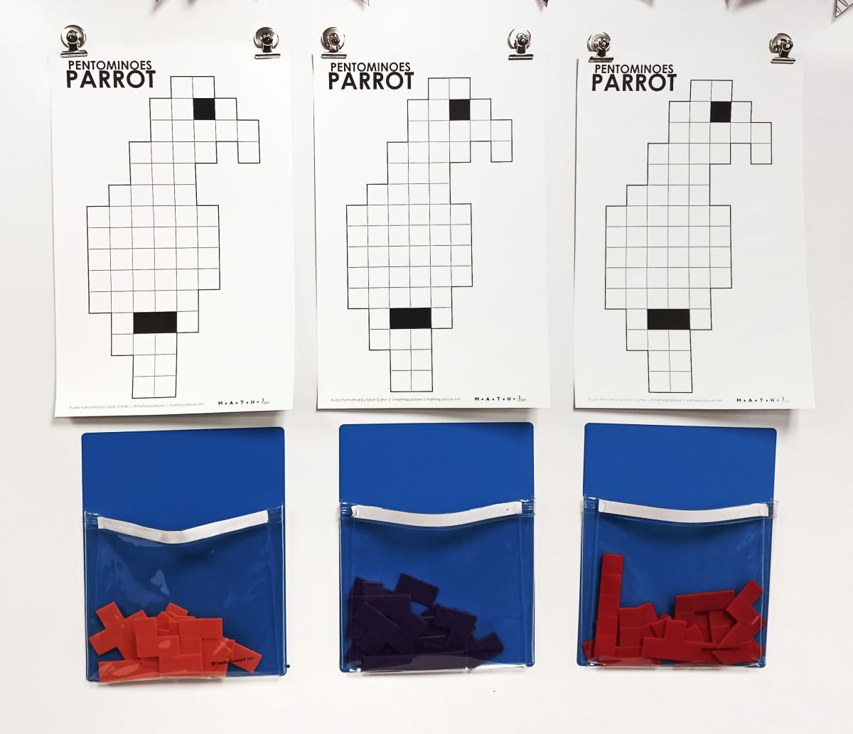 Pentominoes Parrot Puzzle | Math = Love