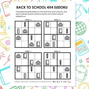 FREE First Day of School Activities, Puzzles, and Games