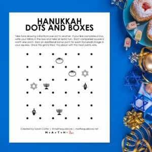 Dots Game Printable | Math = Love
