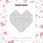 Heart Maze Printable for Valentine's Day | Math = Love