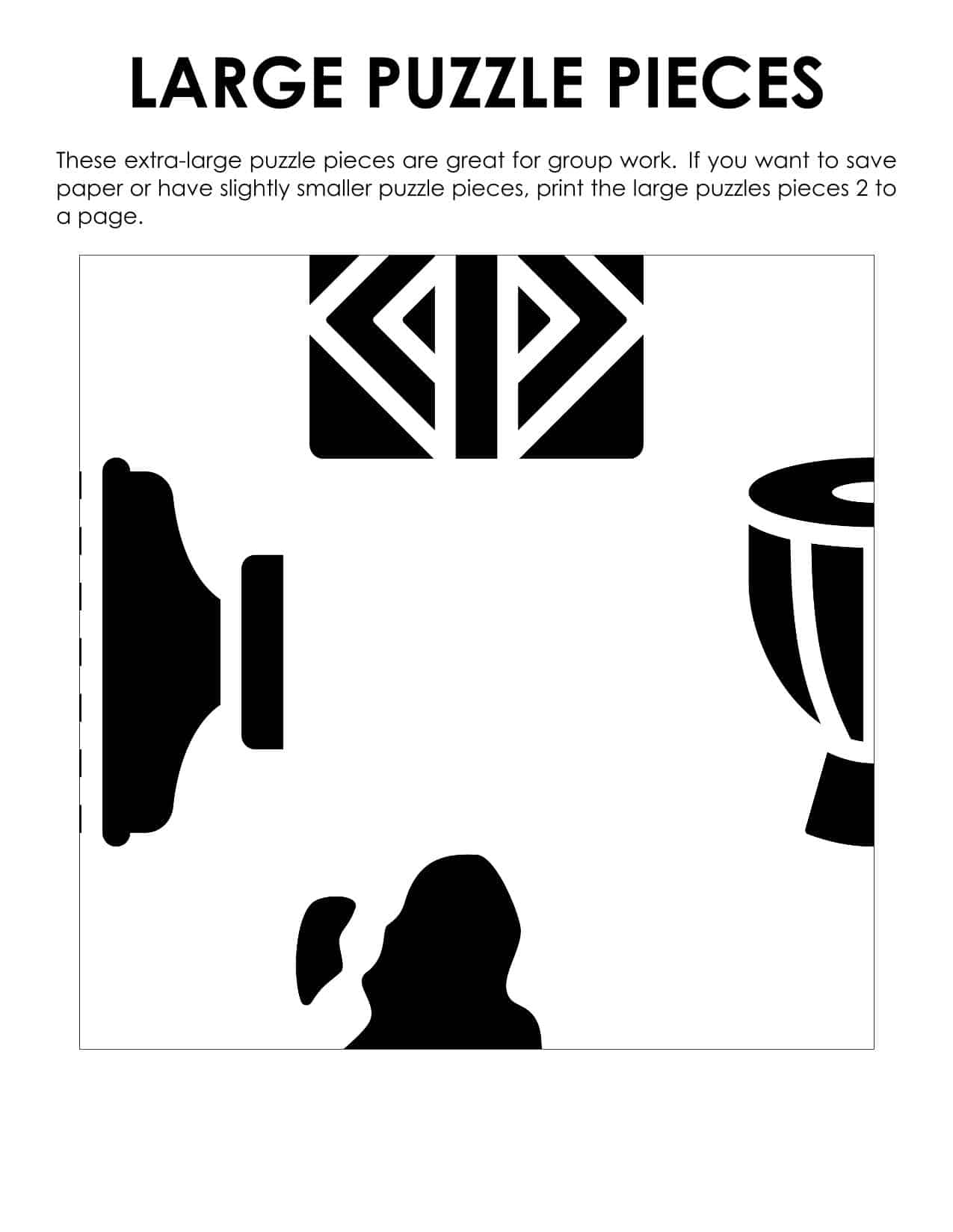 Printable Kwanzaa Square Puzzle [Free PDF]