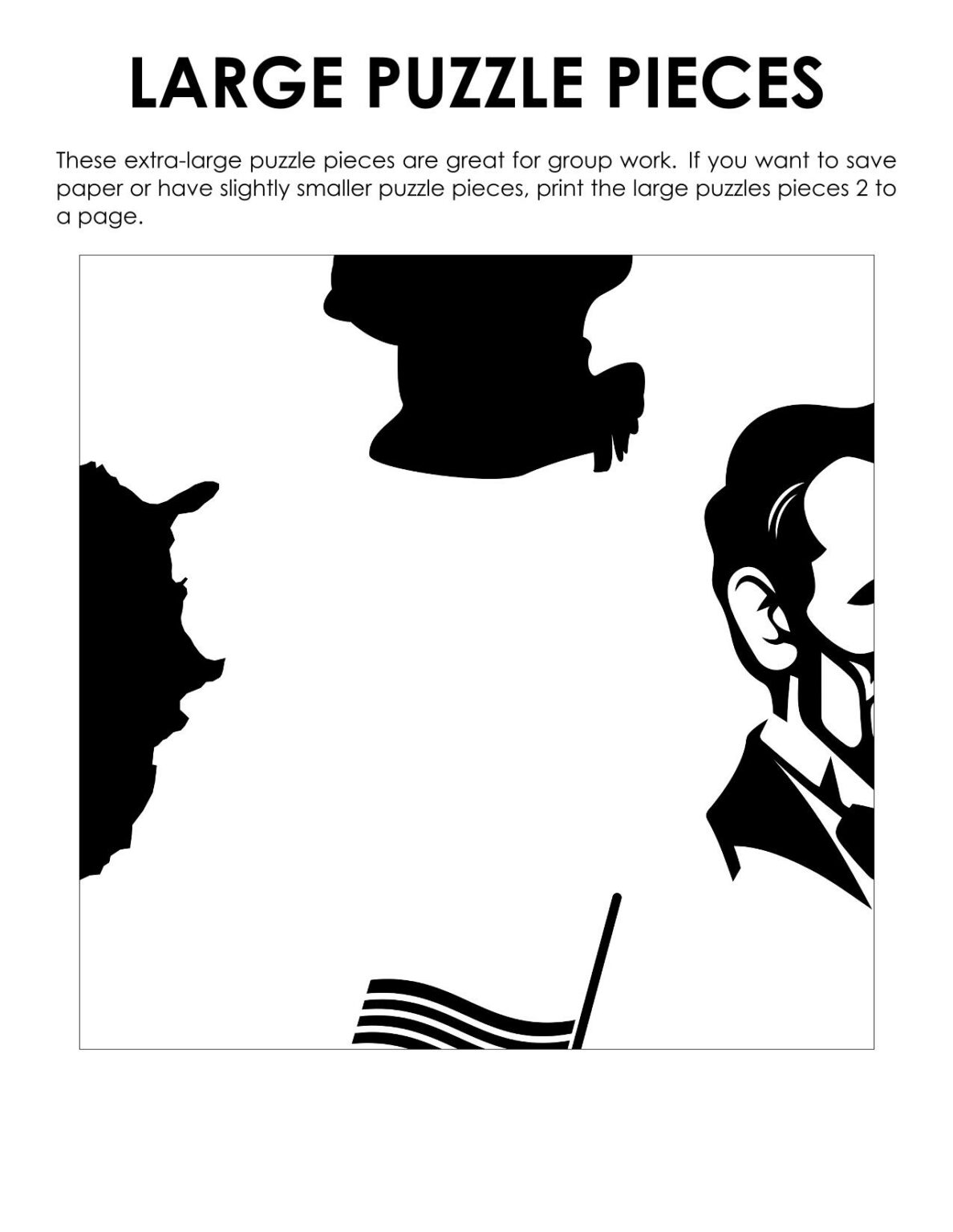 Presidents' Day Square Edge Matching Puzzle | Math = Love