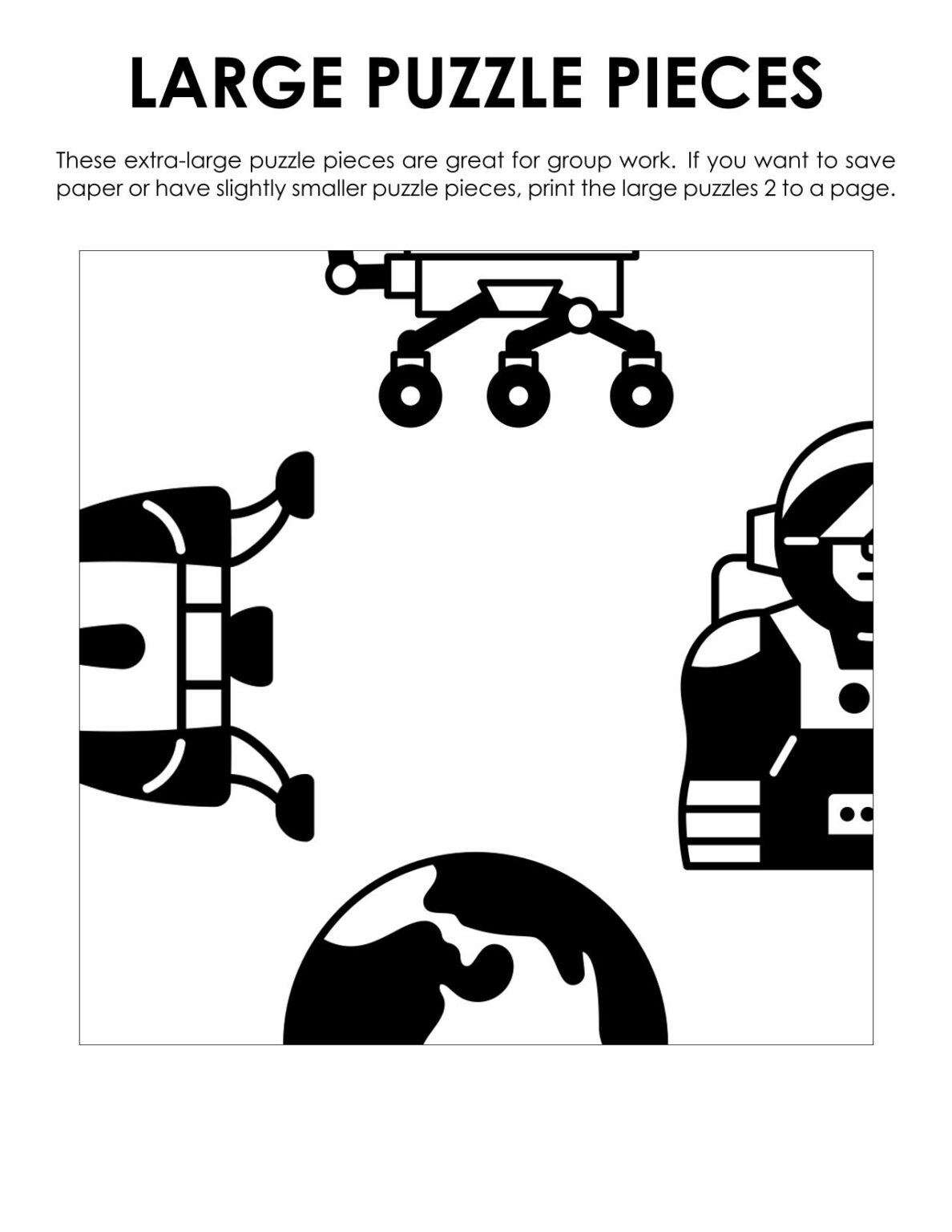 Space Square Edge Matching Puzzle | Math = Love