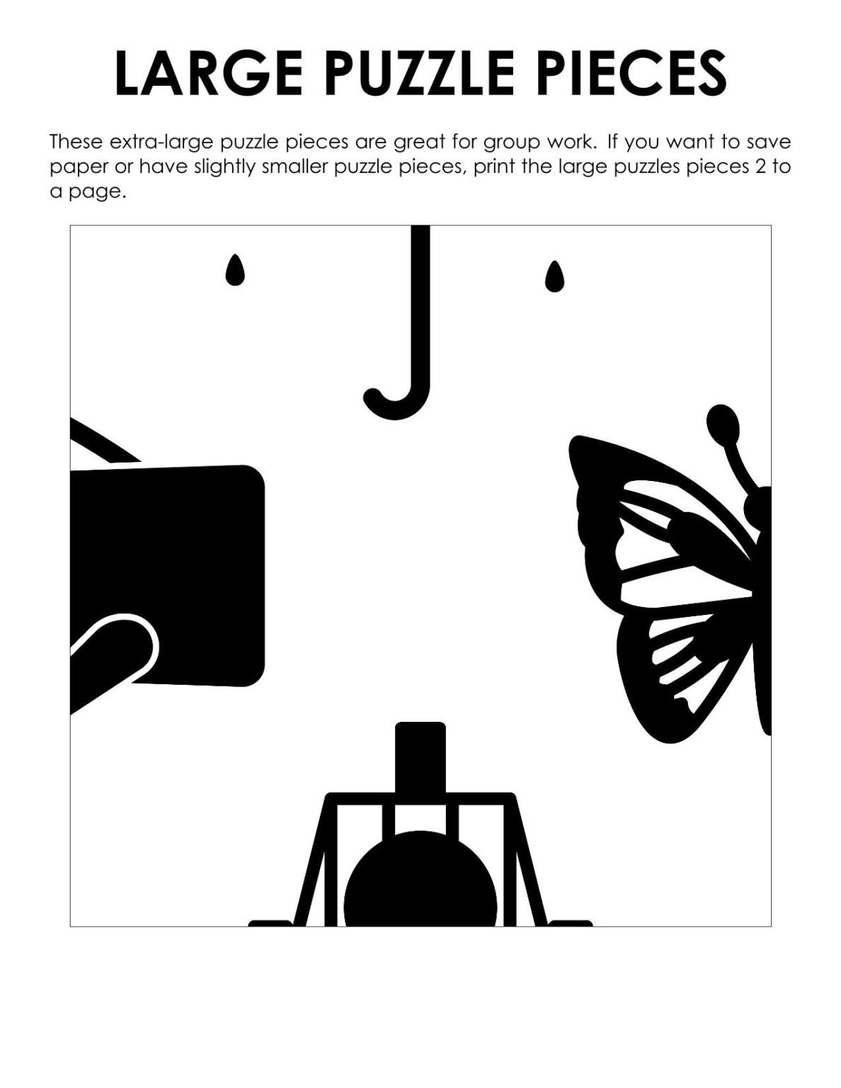 Spring Square Edge Matching Puzzle | Math = Love