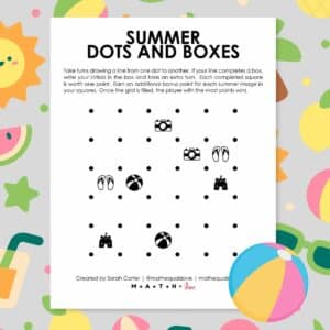 Dots Game Printable Collection | Math = Love