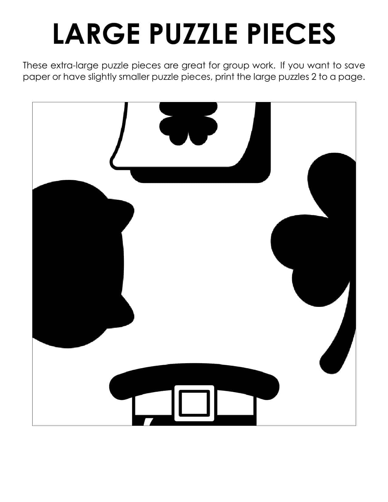 St. Patrick's Day Square Edge Matching Puzzle | Math = Love