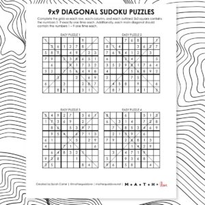 Free Printable Sudoku Puzzles (PDF Downloads)