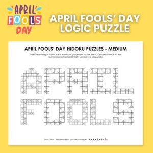 April Fools' Day Puzzles and Activities | Math = Love