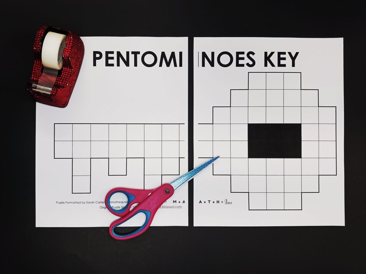 Pentominoes Key Puzzle | Math = Love