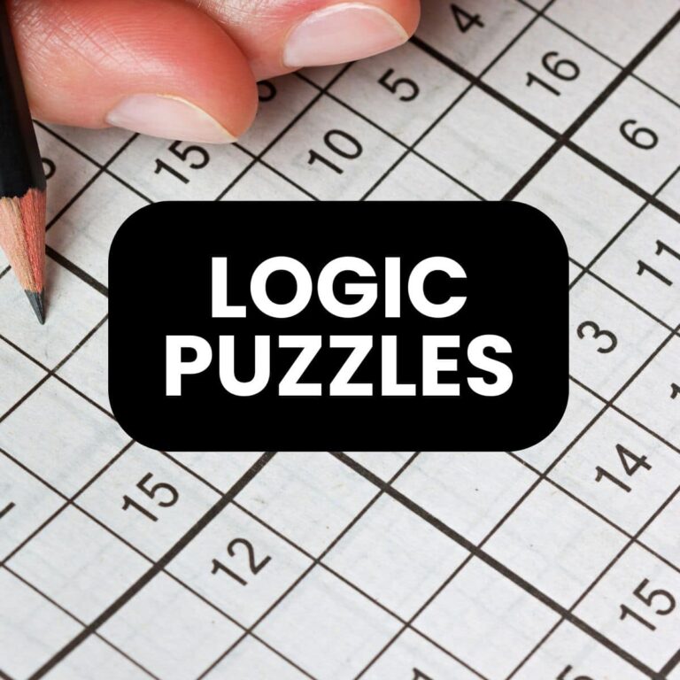 Printable Puzzles (Free PDF Puzzles to Print & Solve)