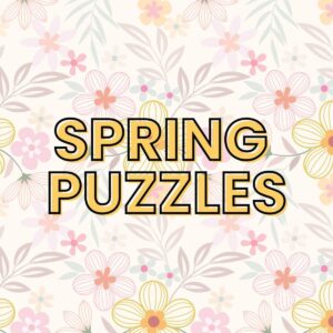 Spring Printable Puzzles [FREE PDFs]