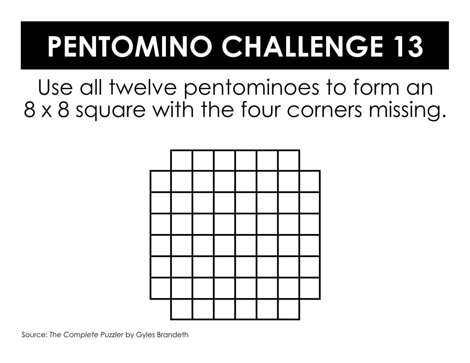 Pentominoes Puzzle Collection | Math = Love