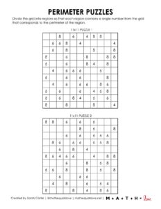 Perimeter Puzzles | Math = Love