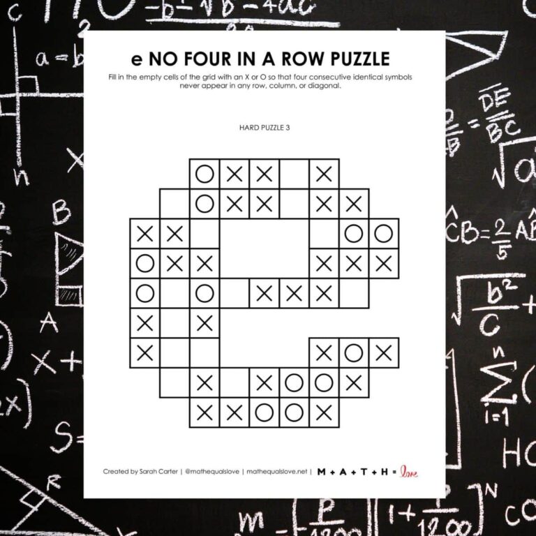 Algebra Word Search Puzzle | Math = Love