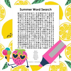 Summer Activities, Puzzles, & Games | Math = Love