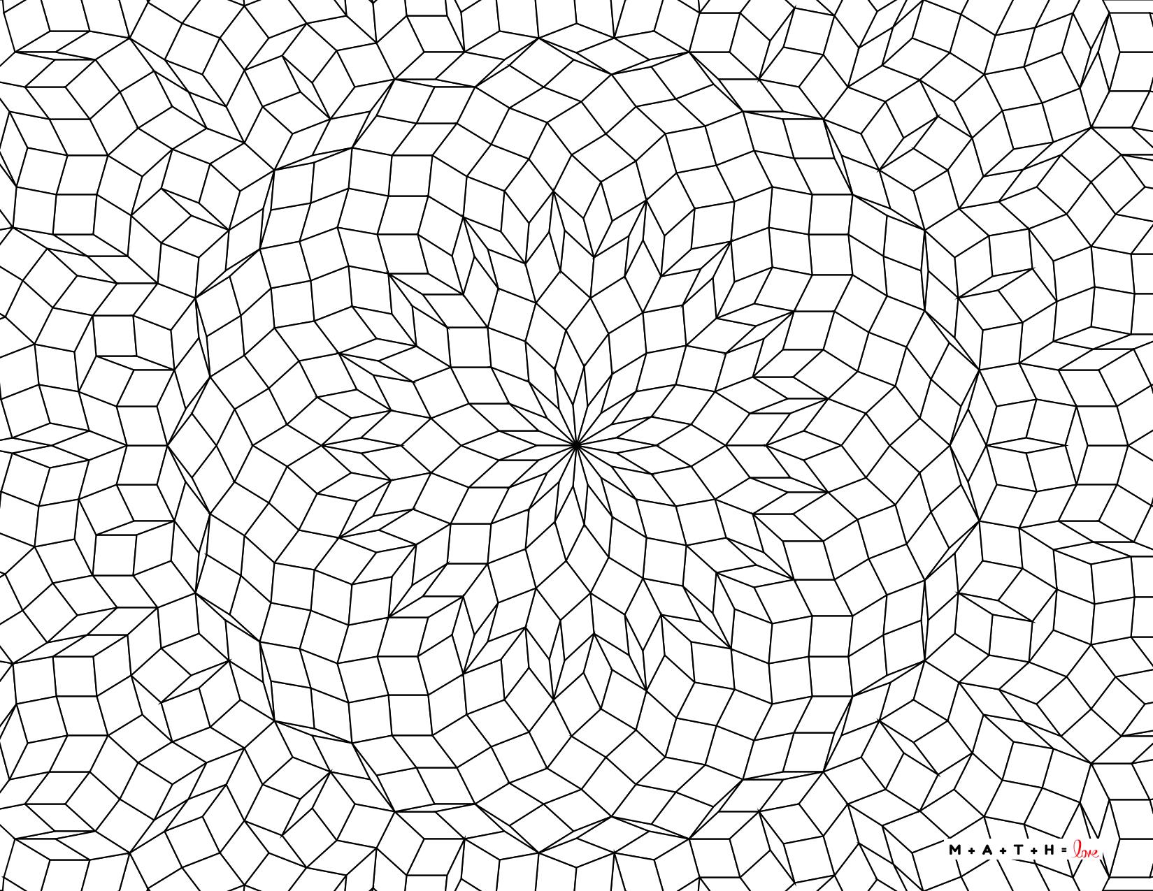 FREE Printable Geometric Coloring Pages (PDF)