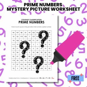 Prime Numbers Worksheet (FREE PDF)