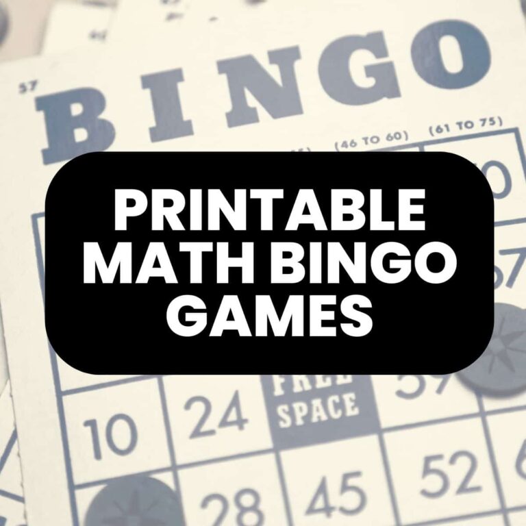 Probability Bingo Game | Math = Love