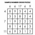 7x7 Number Cross Puzzles | Math = Love