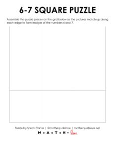 6-7 Edge Matching Puzzle | Math = Love
