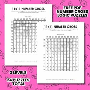Number Cross Puzzle Collection | Math = Love