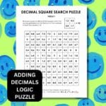 Decimal Puzzles and Activities Collection | Math = Love