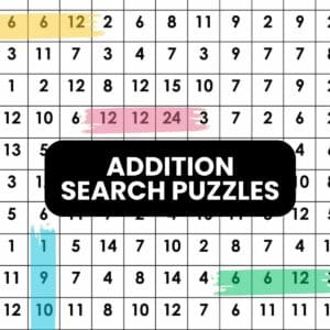 Addition Puzzles Collection | Math = Love