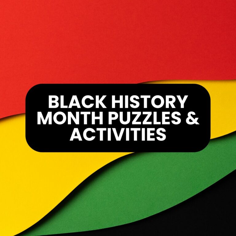 Black History Month Activities and Puzzles | Math = Love