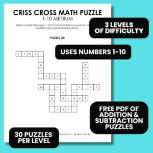 Subtraction Puzzles | Math = Love