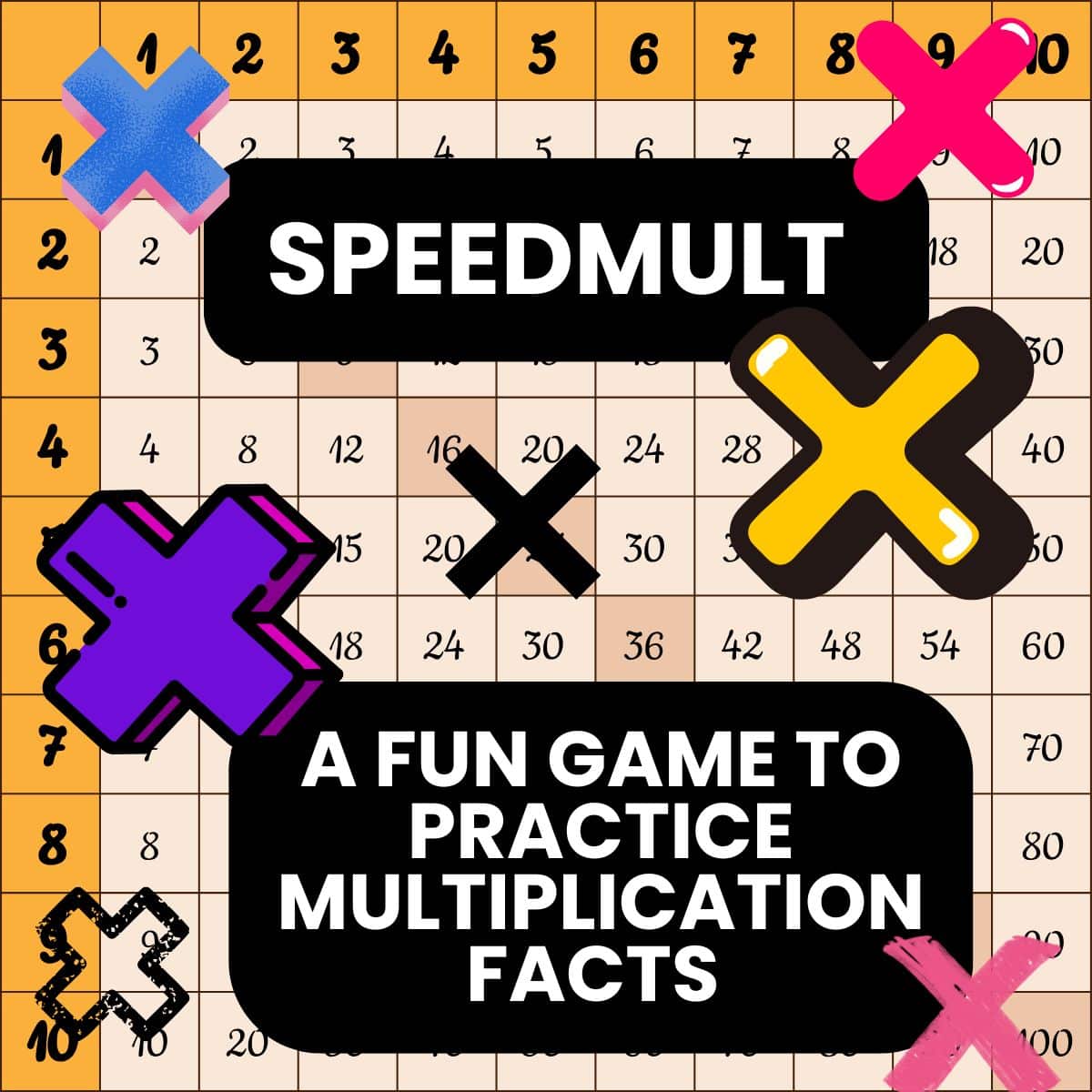 FREE Printable Multiplication Chart 1-50 (Free PDF Download)