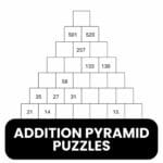 Addition Pyramid Puzzle Collection | Math = Love