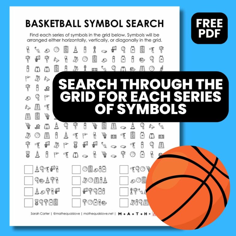 Free Printable Sports Themed Puzzles & Activities [PDFs]