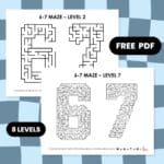 Free Printable Mazes (PDFs with Varying Difficulty Levels)