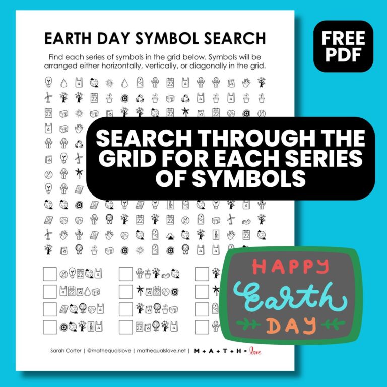 Earth Day Activities and Games | Math = Love