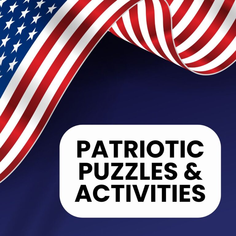 Patriotic Puzzles and Activities | Math = Love