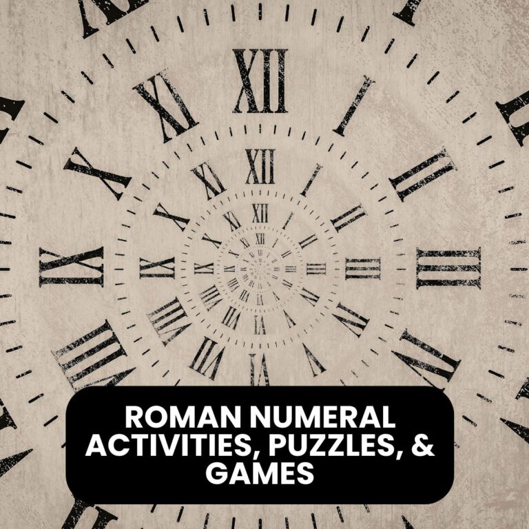 Roman Numeral Activities, Puzzles, and Games | Math = Love