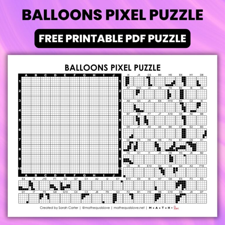 Birthday Logic Puzzles and Activities | Math = Love