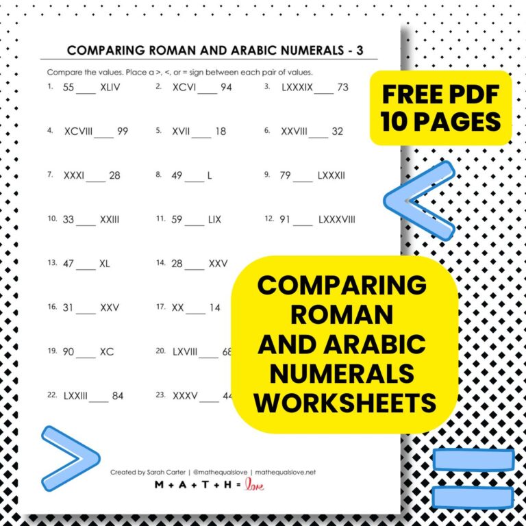 Roman Numeral Activities, Puzzles, and Games | Math = Love